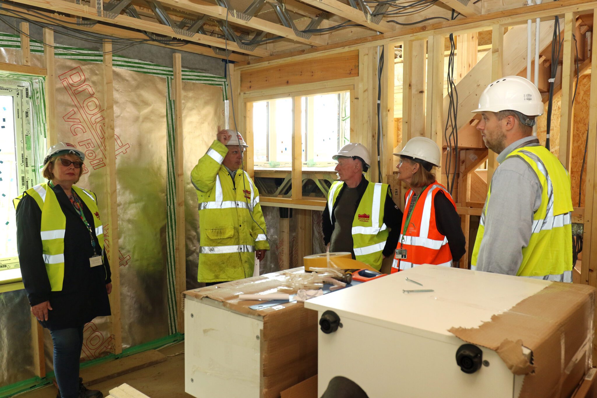 Good progress on net zero homes at Northrepps - Broadland Housing ...